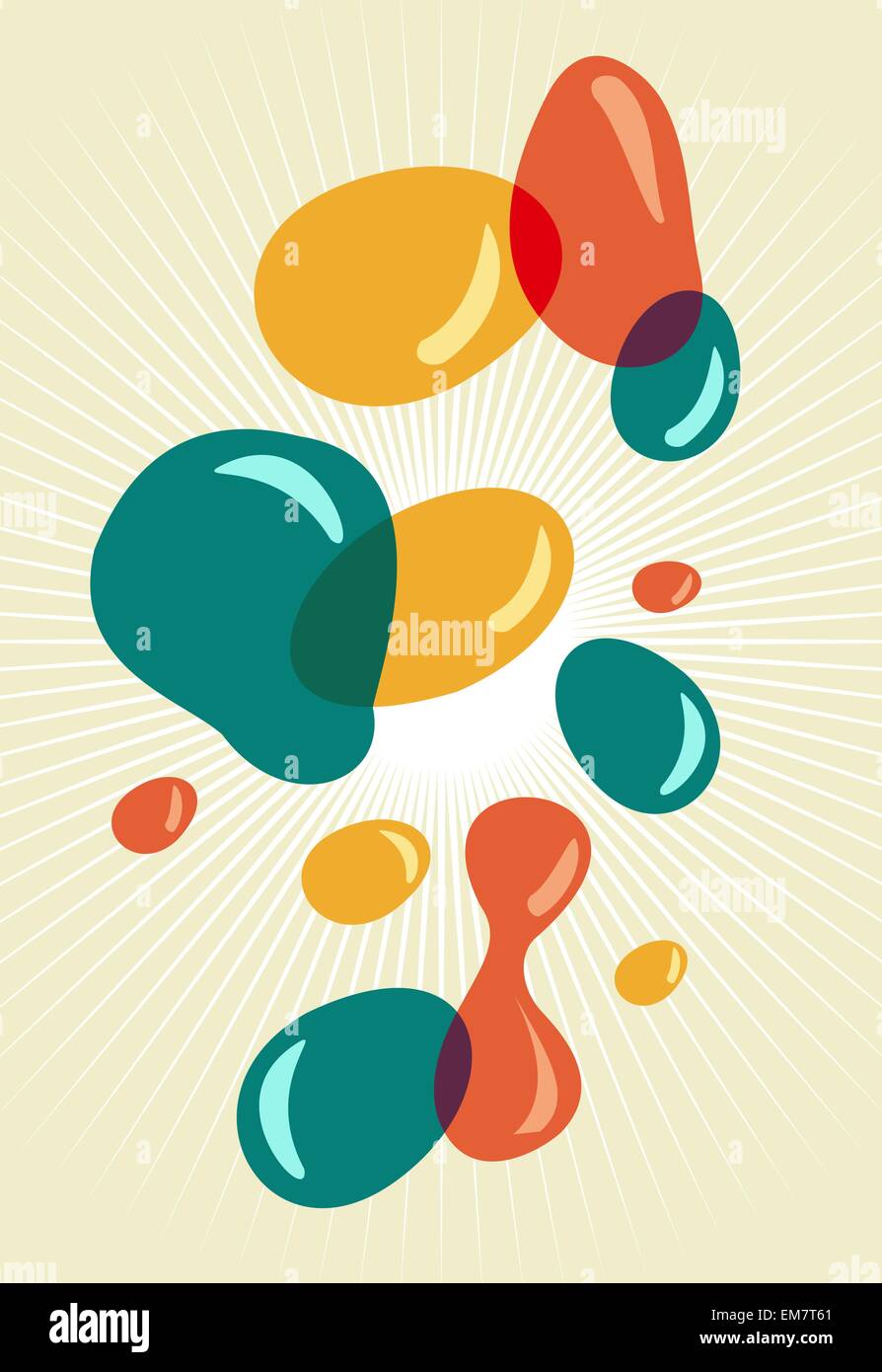 Yellow bubbles background colors Stock Vector Images - Alamy