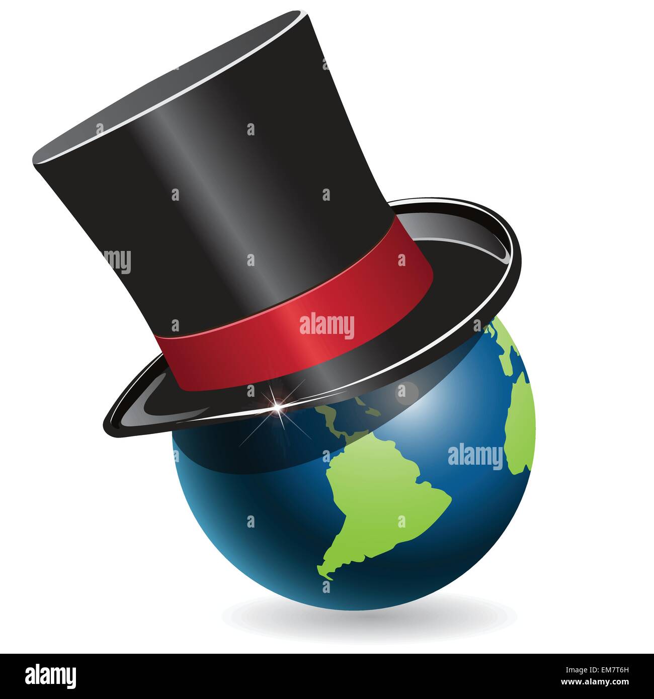 globe in cylinder Stock Vector Image & Art - Alamy