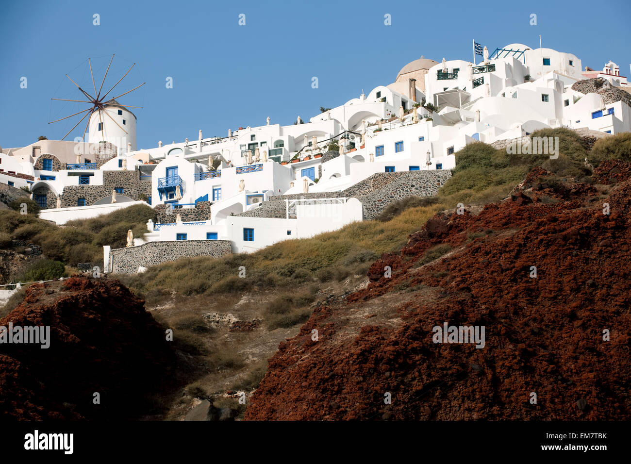 Griechenland, Kykladen, Santorini, Oia Stock Photo - Alamy