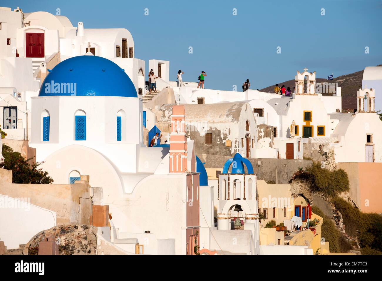 Griechenland, Kykladen, Santorini, Oia Stock Photo - Alamy