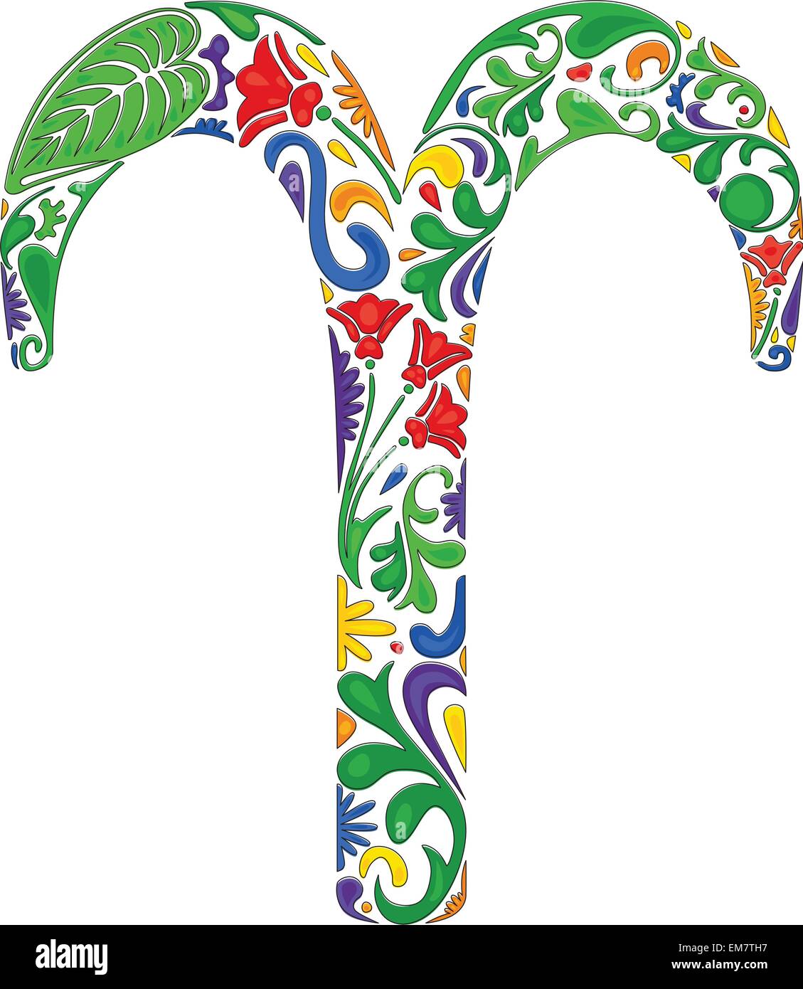 Aries symbol zodiac sign illustration hi-res stock photography and ...