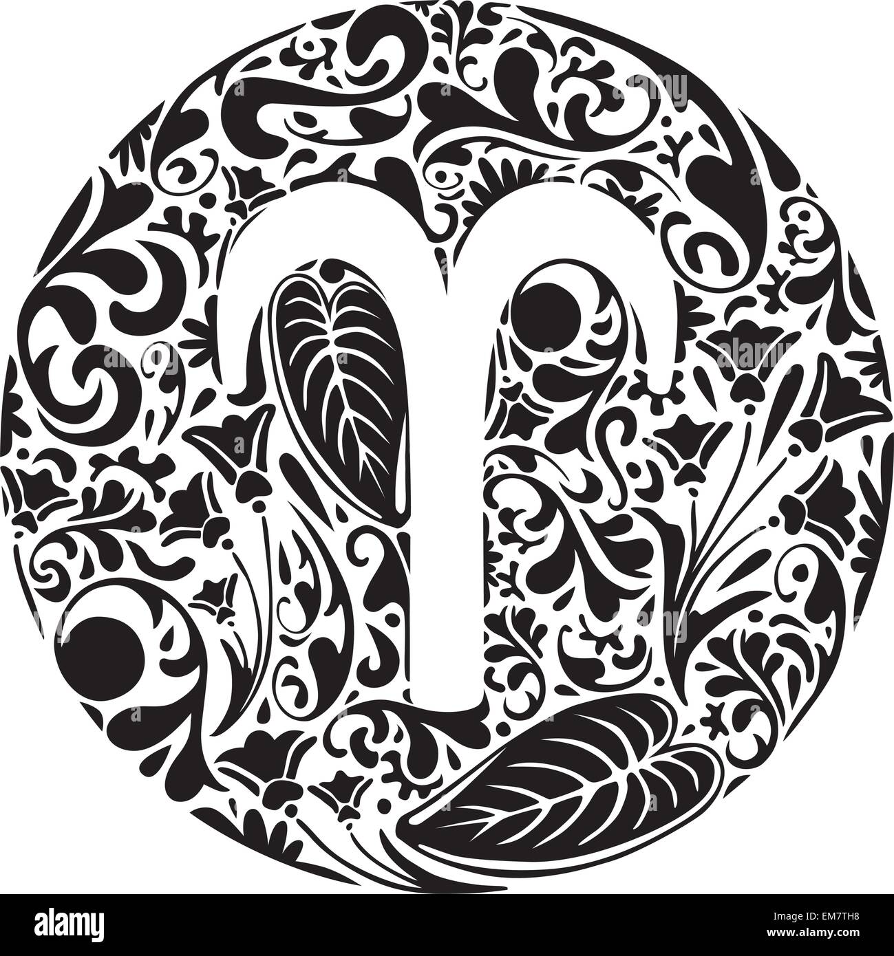 Aries Zodiac Stock Vector Images - Alamy