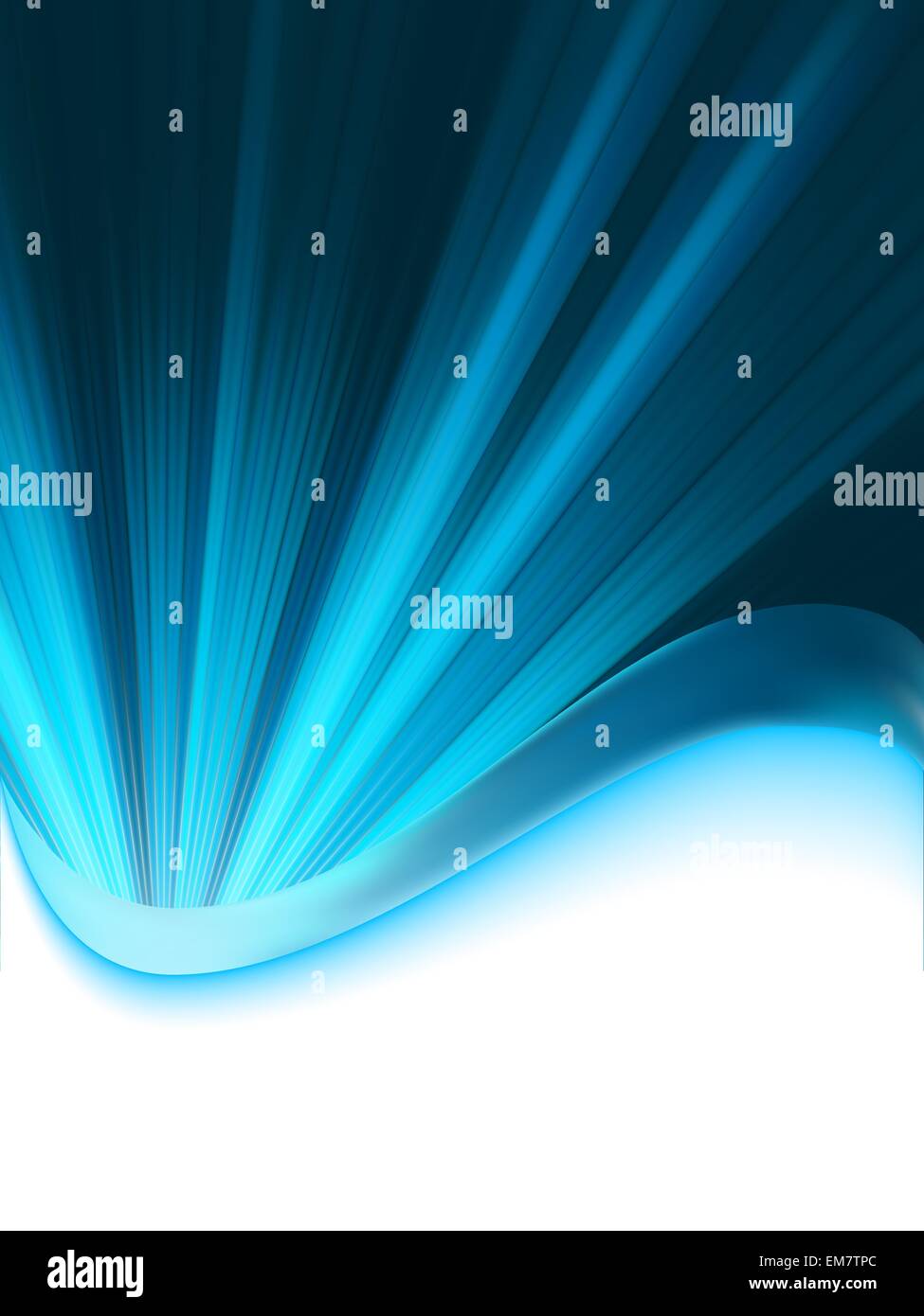 Abstract blue burst card template Stock Vector Images - Alamy