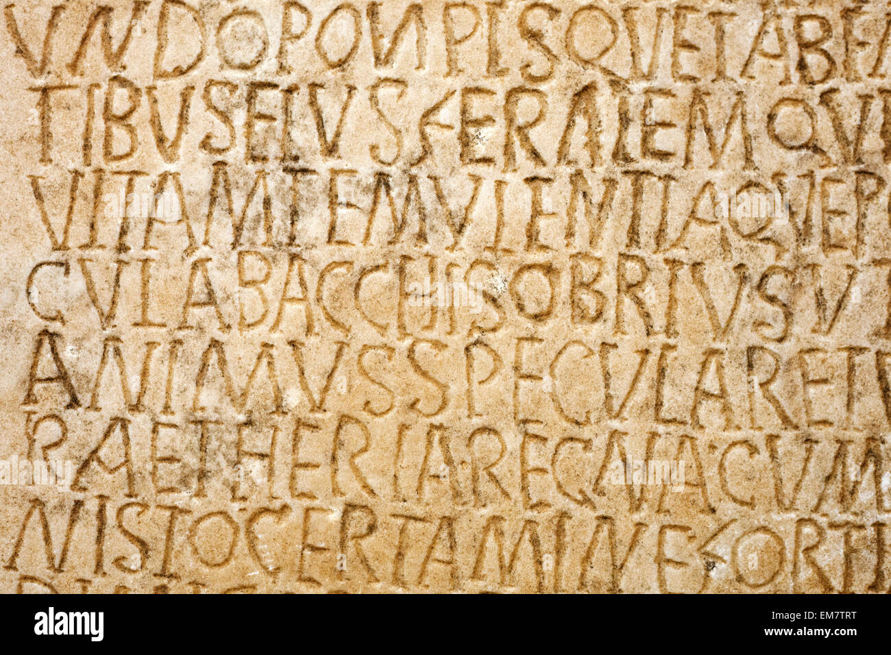 Ancient rome, latin writing hi-res stock photography and images - Alamy