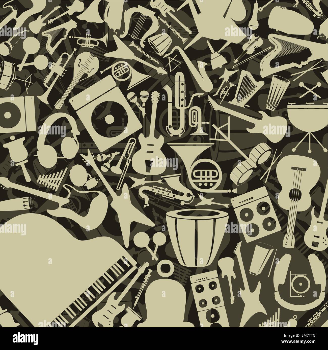 From musical instruments Stock Vector Images - Alamy