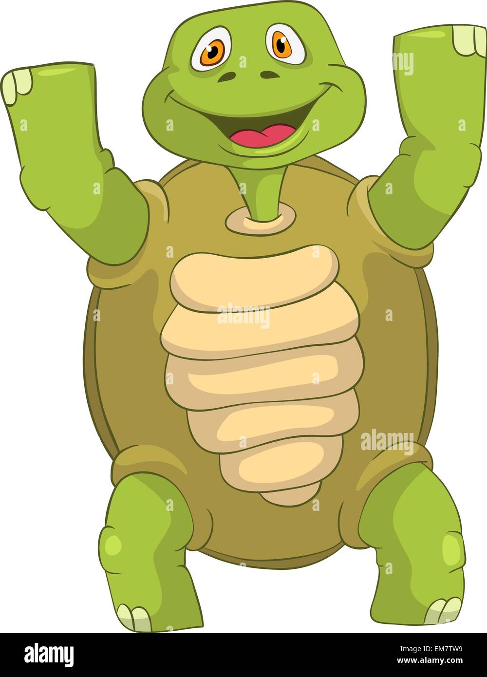 Funny Turtle. Winner Stock Vector Image & Art - Alamy
