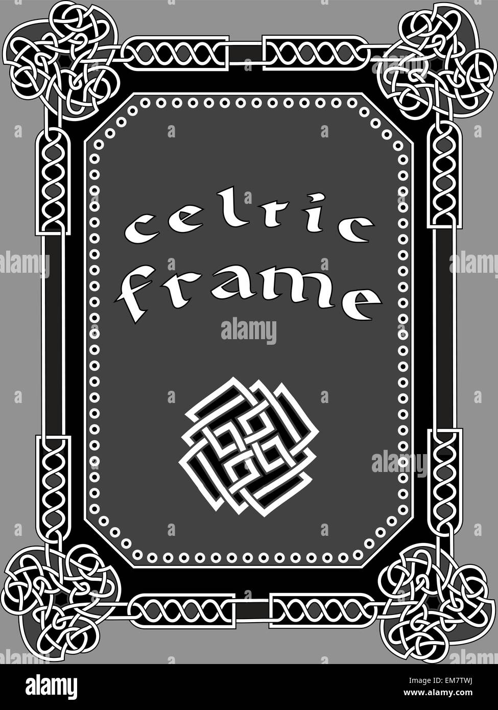 celtic frame an element of design Stock Vector Image & Art - Alamy
