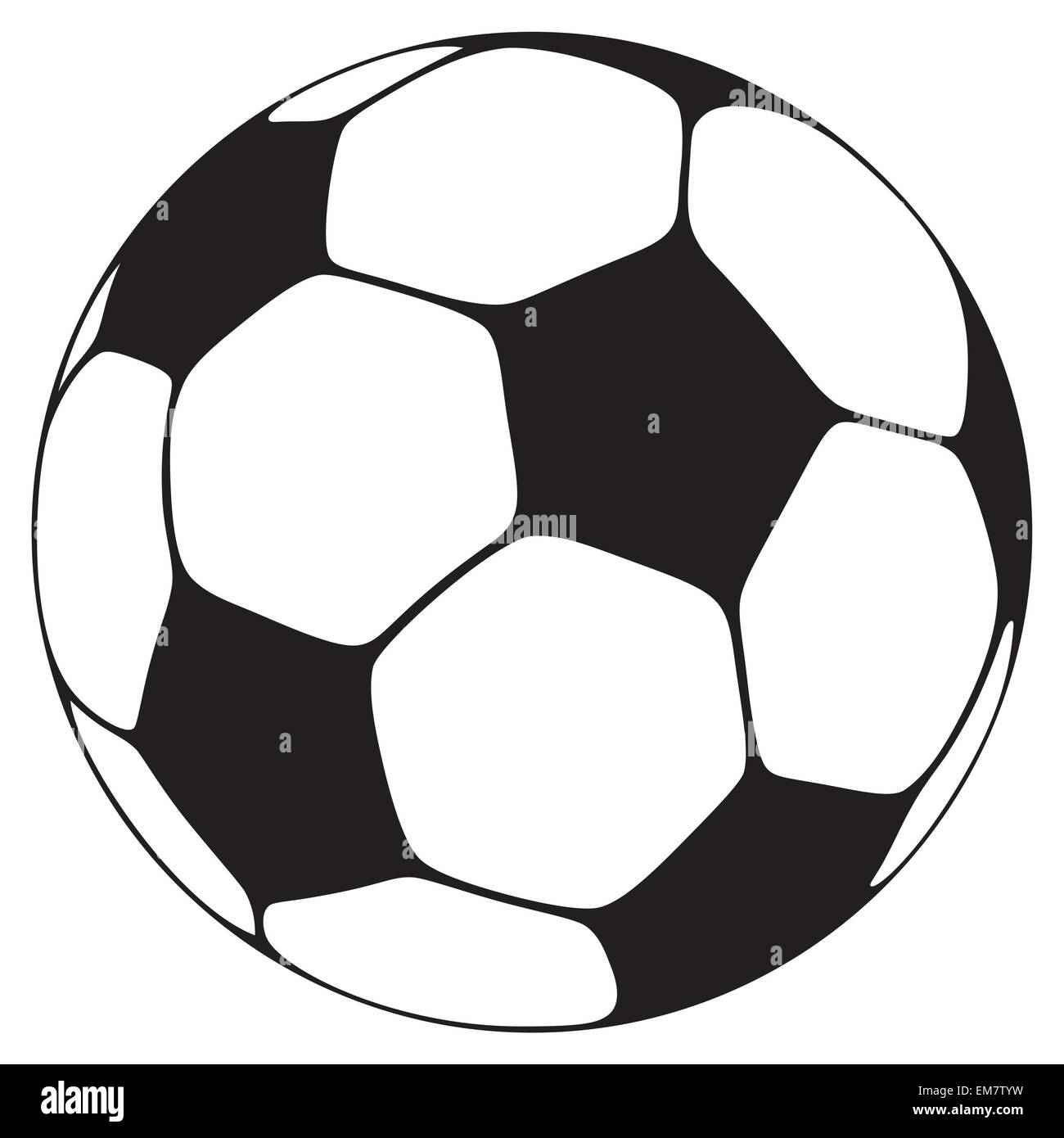 Soccer ball Stock Vector Images - Alamy