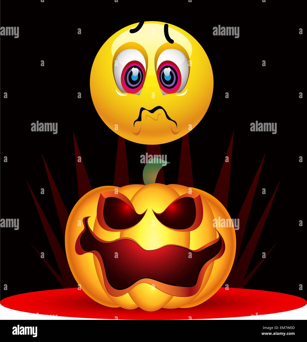 Horror smiley hi-res stock photography and images - Alamy