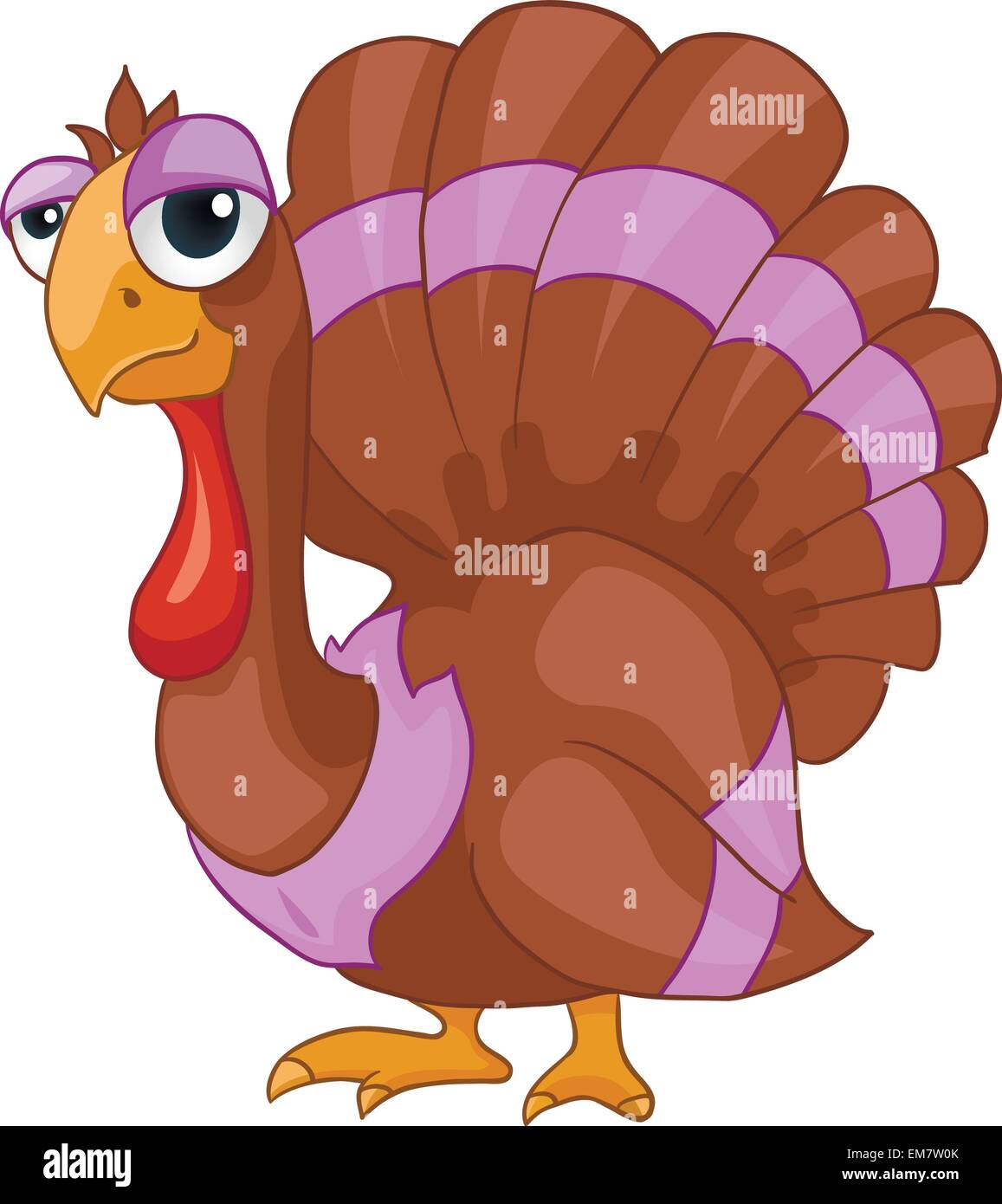 Cartoon Character Turkey Stock Vector Image & Art - Alamy