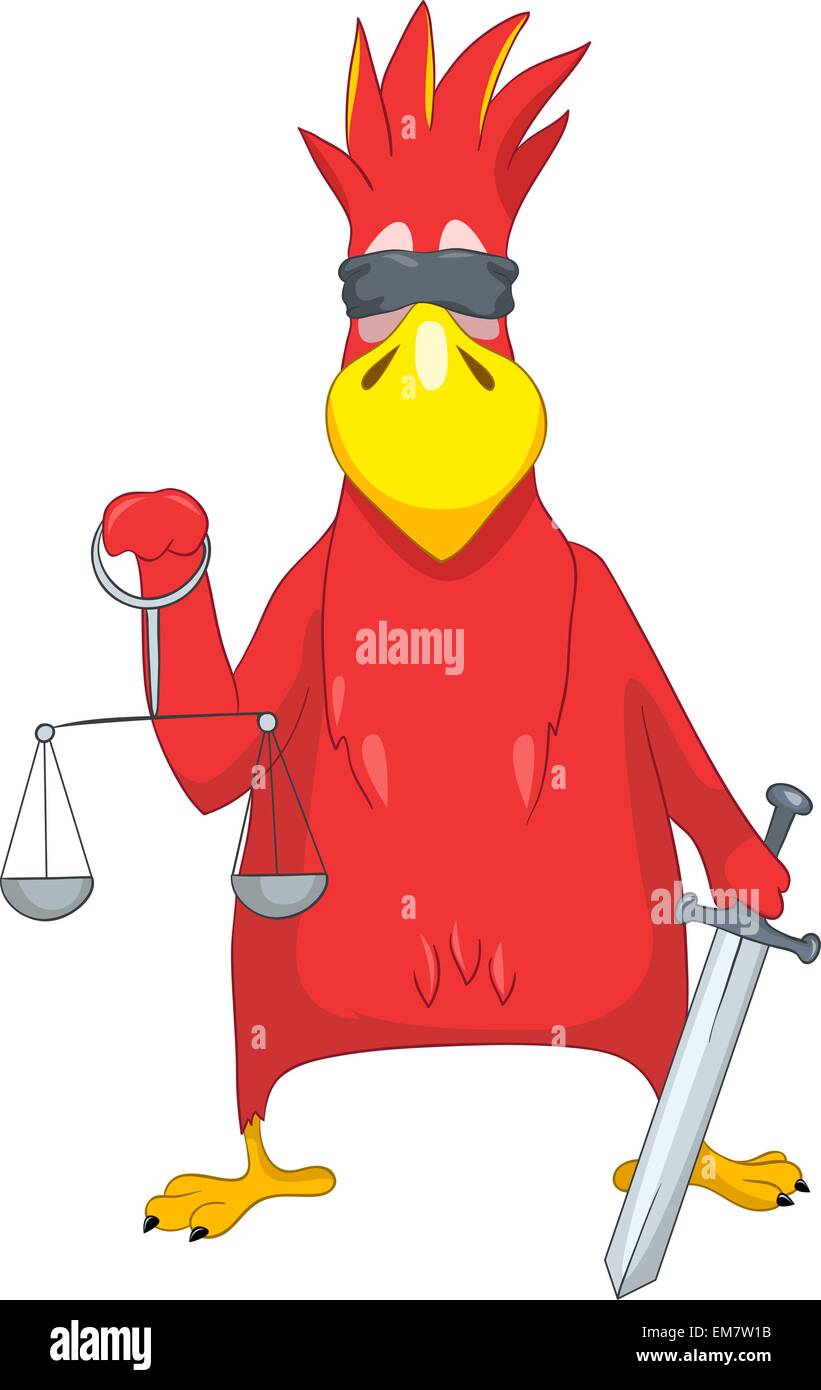 Funny Parrot. Law Stock Vector Image & Art - Alamy