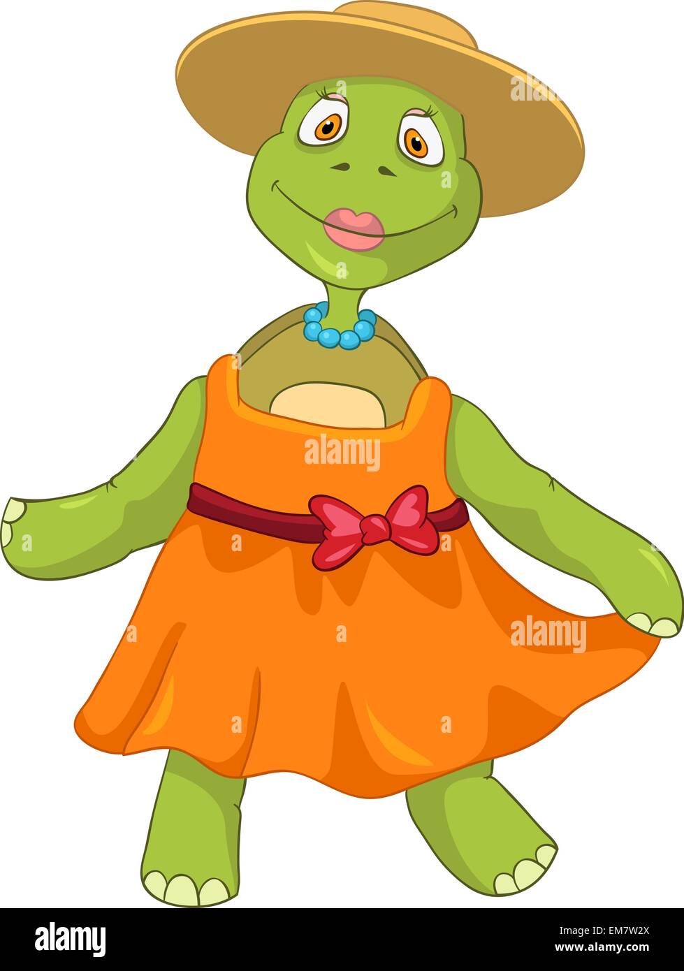 Funny Turtle. Wife Dancing Stock Vector Image & Art - Alamy