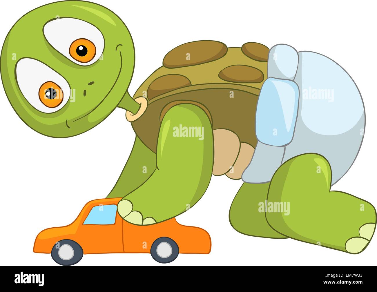 Funny Turtle. Baby Boy Stock Vector Image & Art - Alamy