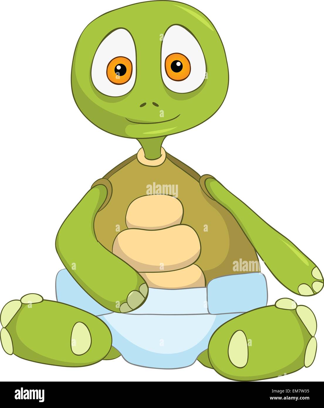 Baby turtle vector design Stock Vector Images - Alamy