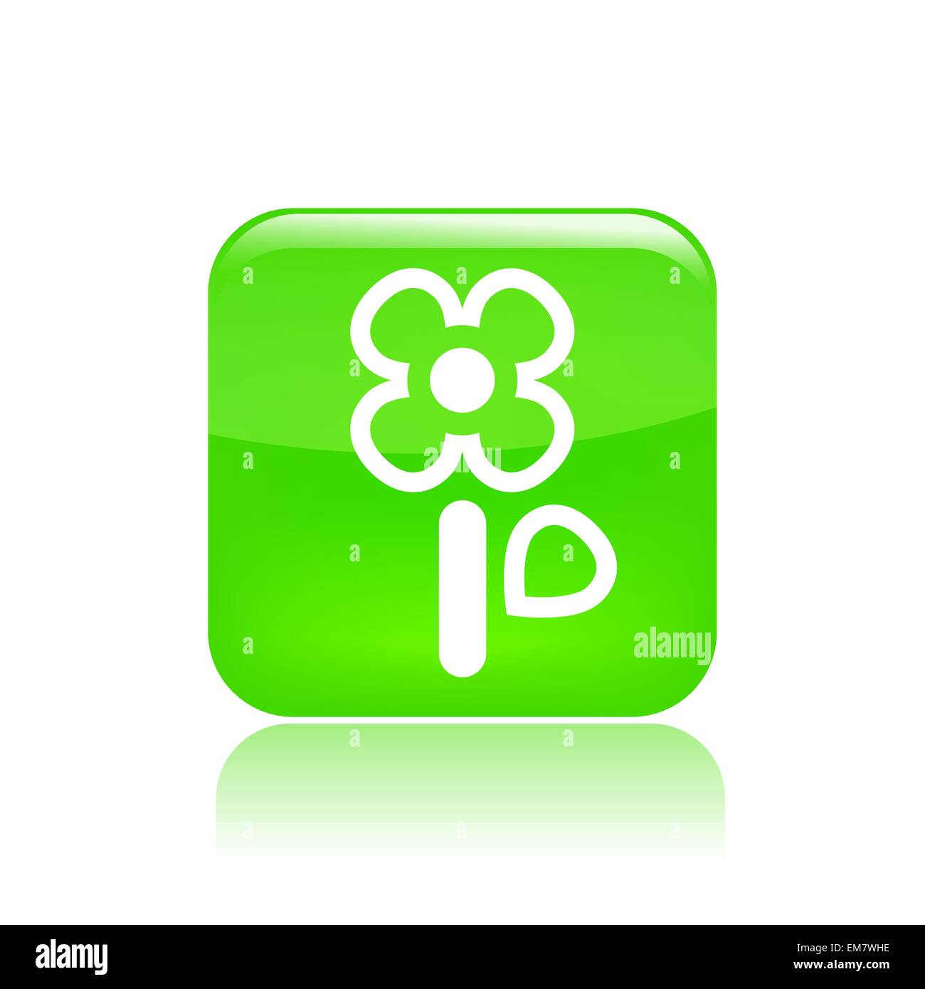 Vector illustration of flower icon Stock Vector Image & Art - Alamy