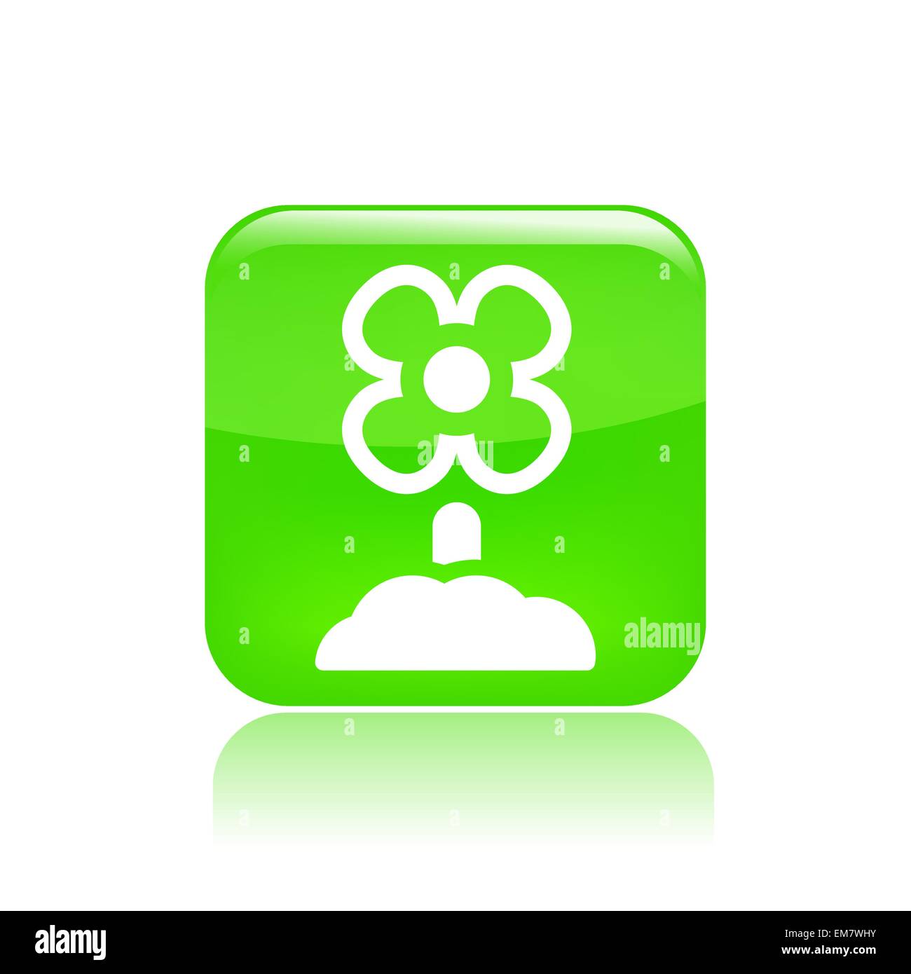 Vector illustration of isolated flower icon Stock Vector Image & Art ...