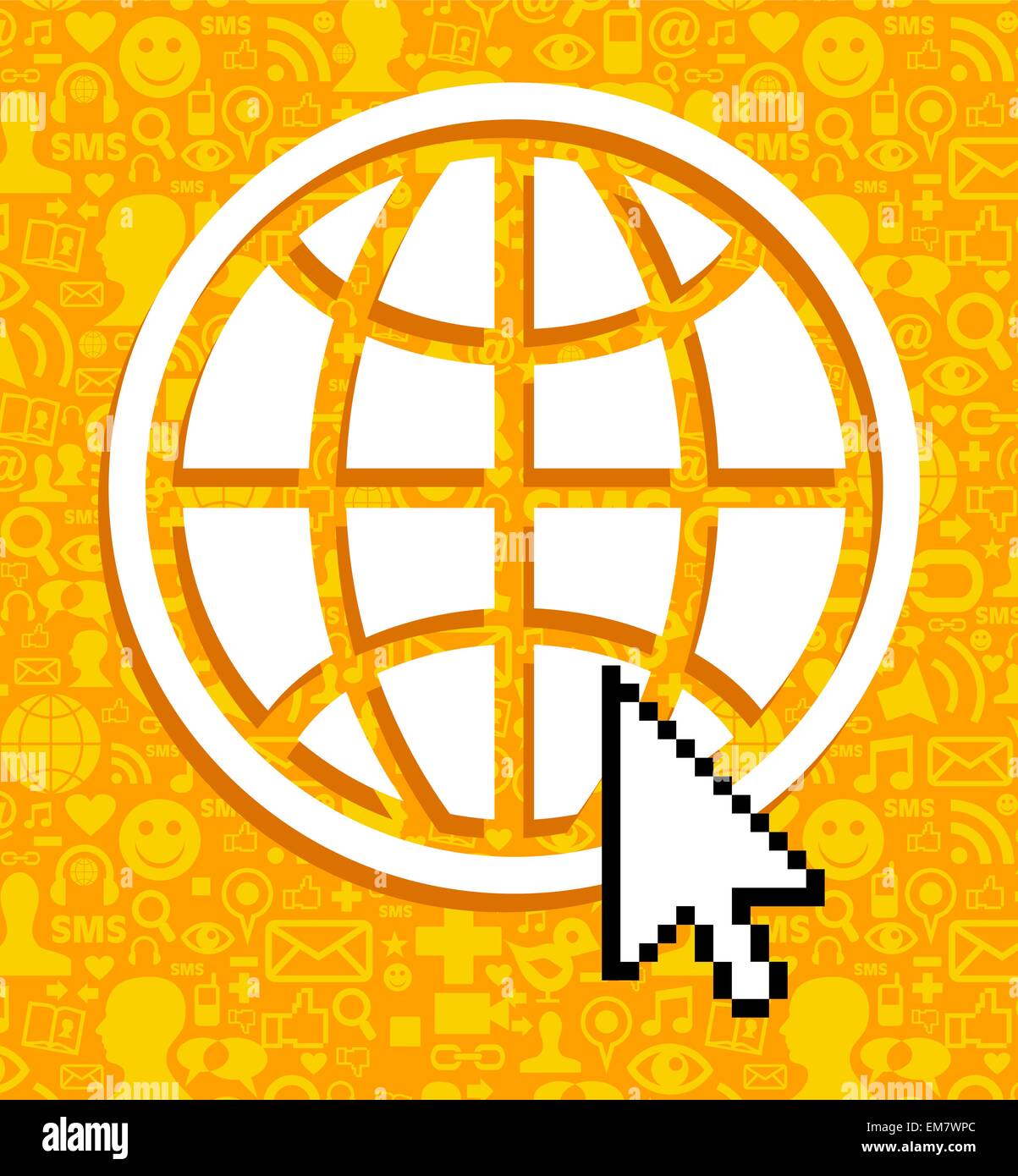 Global communications symbol Stock Vector Image & Art - Alamy