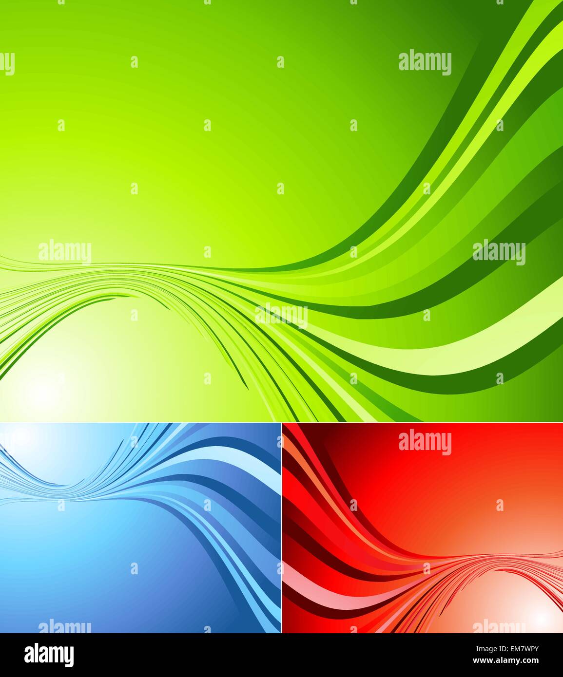 abstract wavy lines Stock Vector Image & Art - Alamy