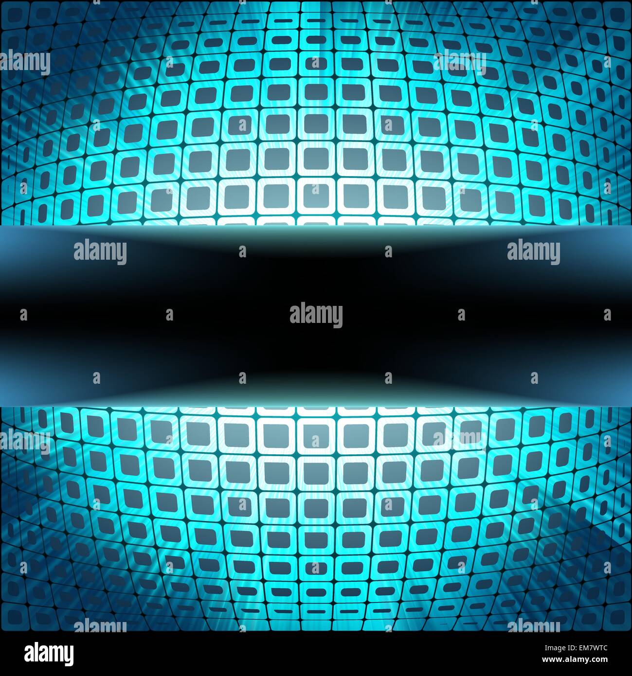 Light blue technology background squares hi-res stock photography and ...