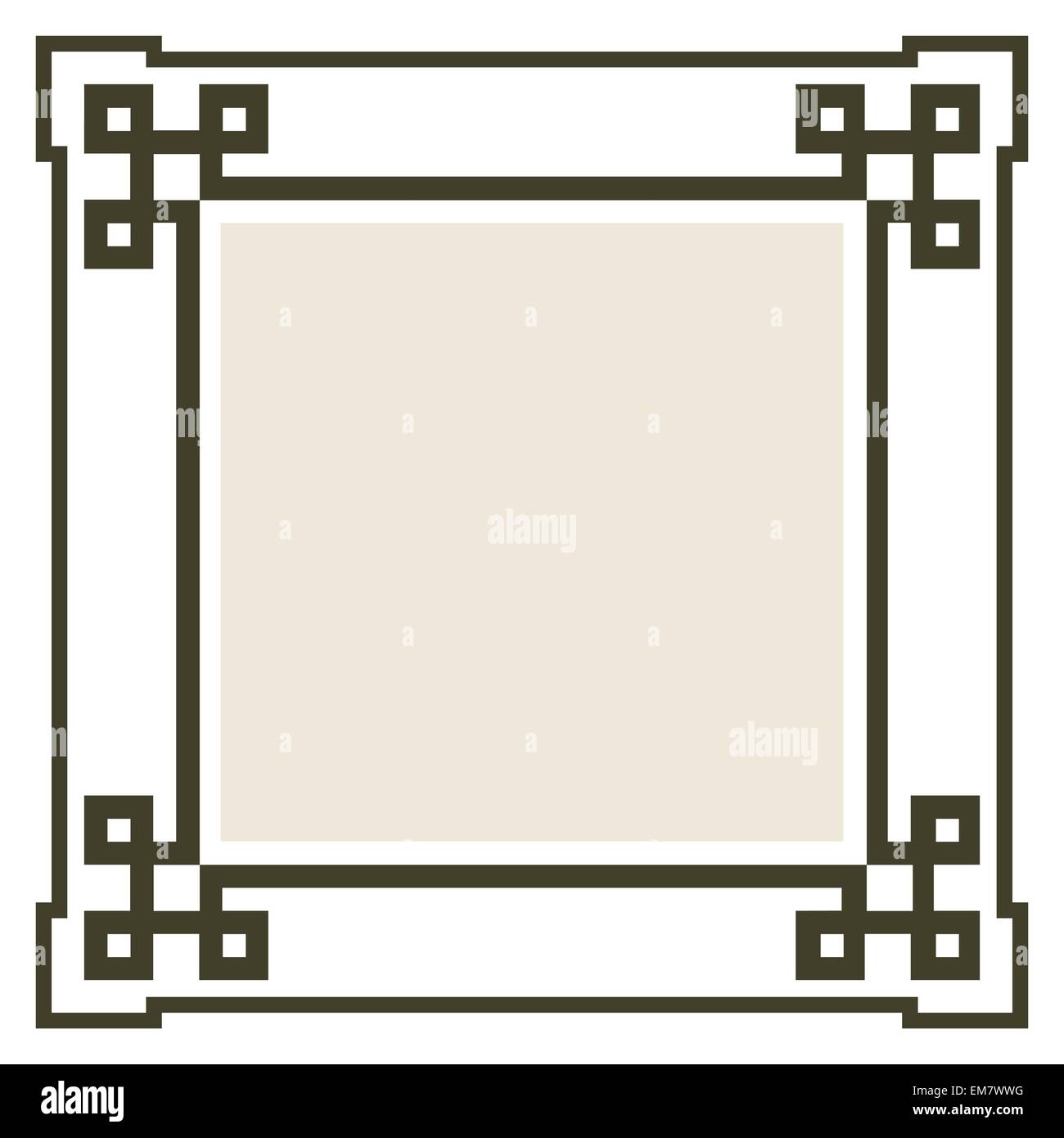 Ornate text frame hi-res stock photography and images - Alamy