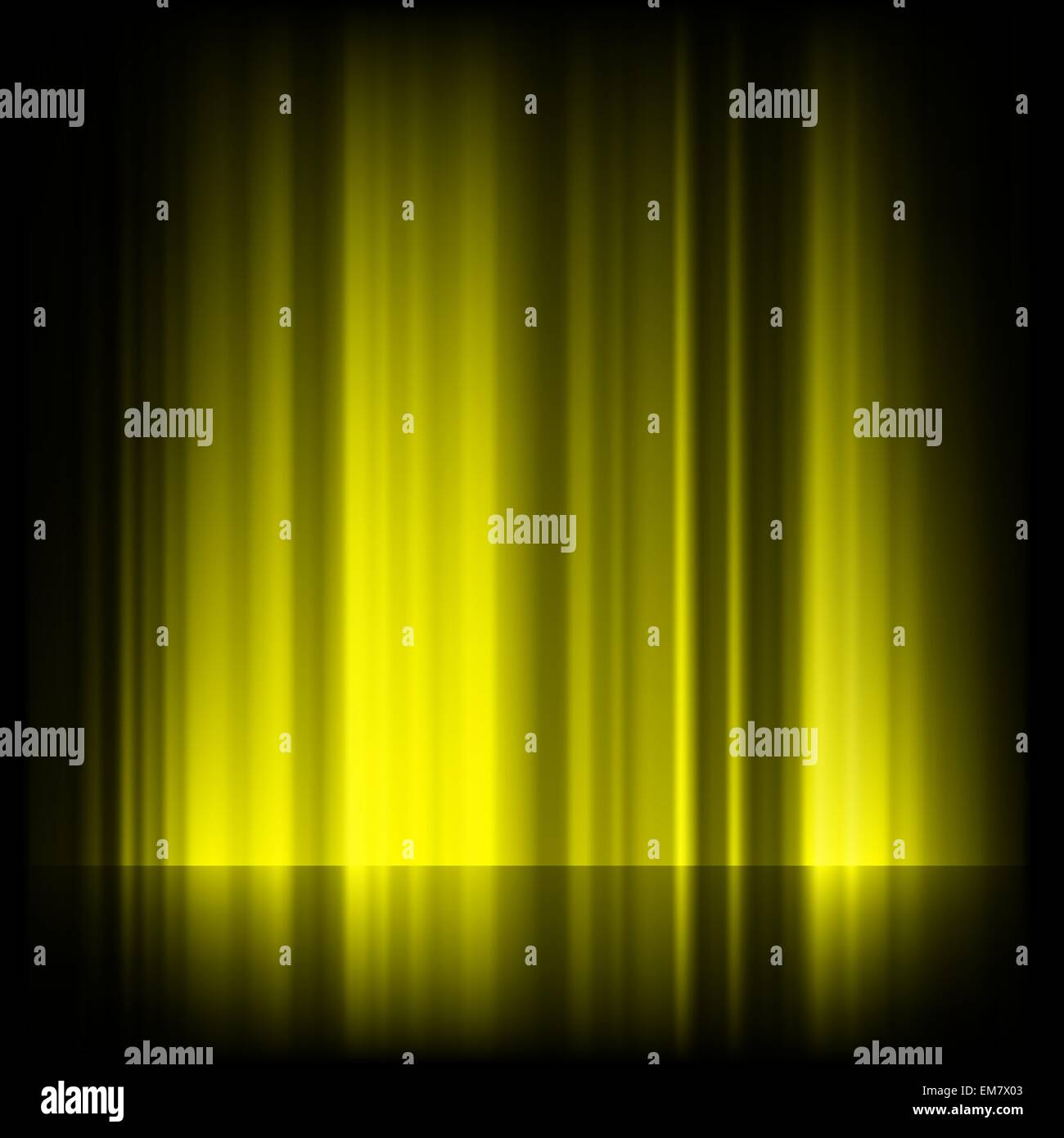 Northern lights yellow Stock Vector Images - Alamy