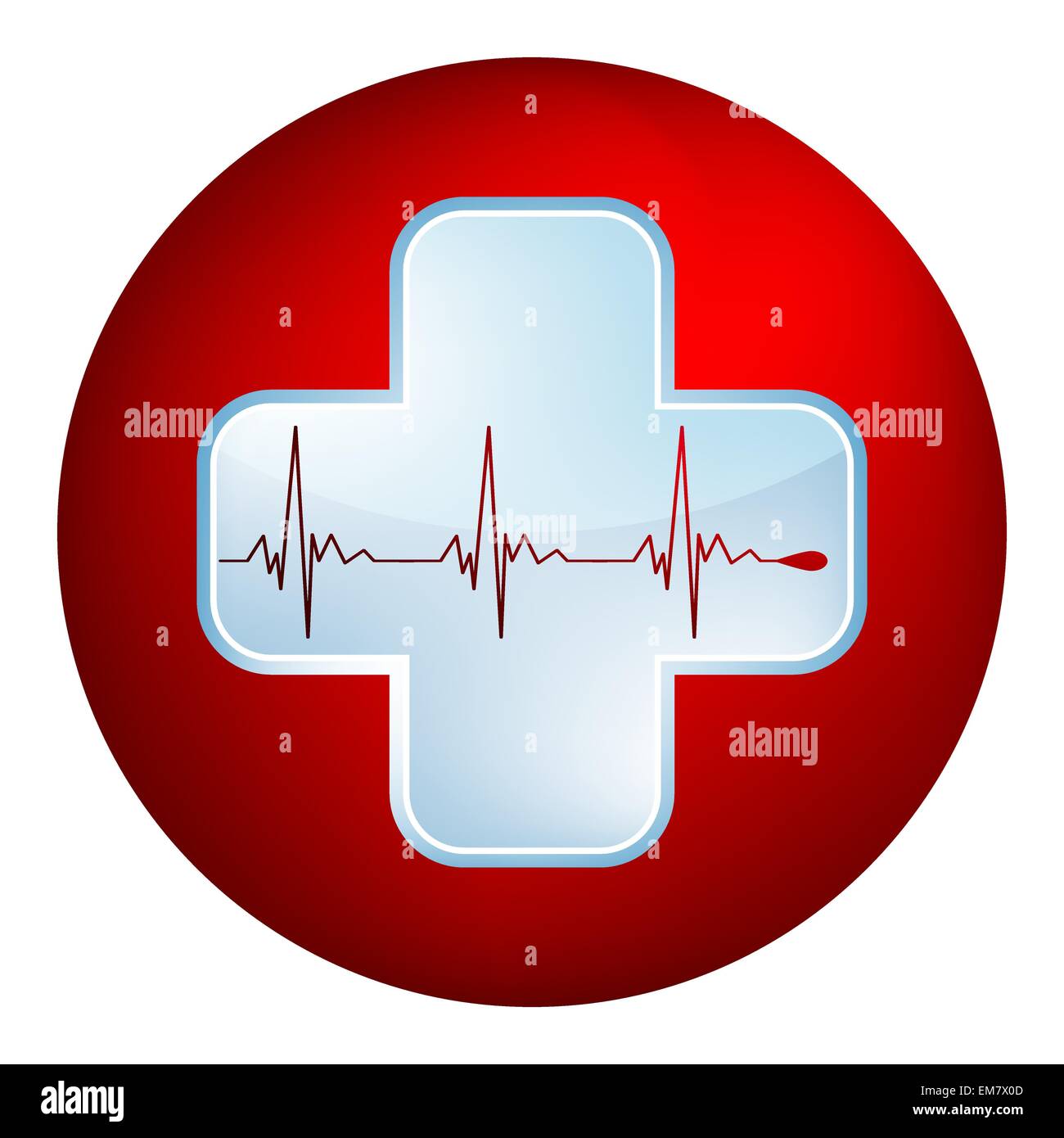 Red button cross sign hi-res stock photography and images - Alamy