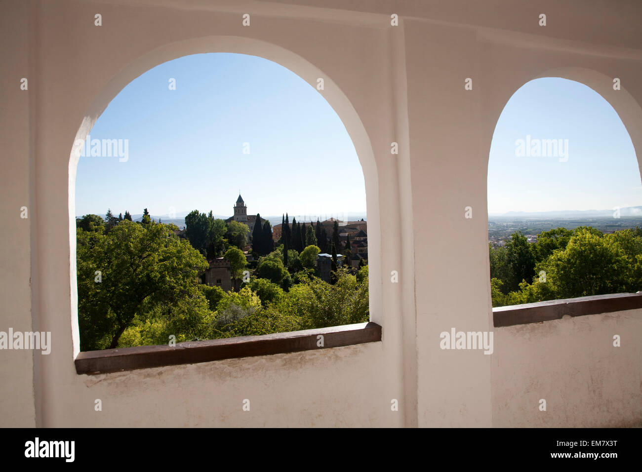 Moorish arched windows alhambra hi-res stock photography and images - Alamy