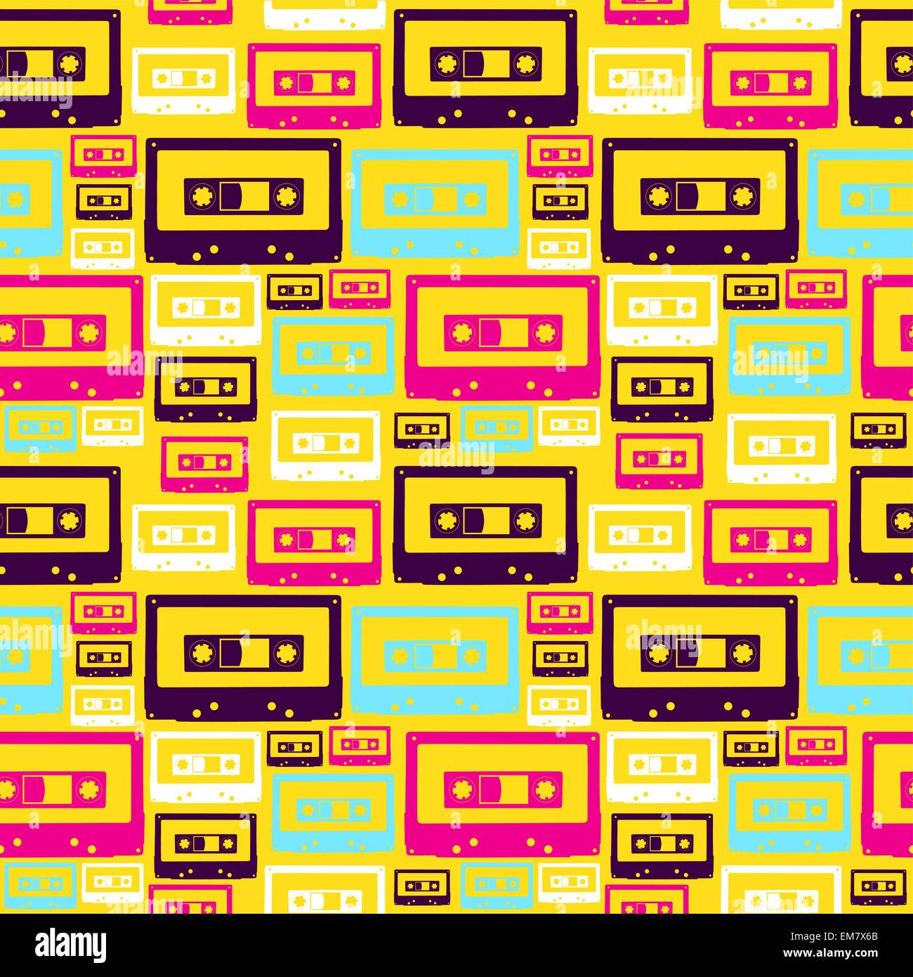Cassette pattern hi-res stock photography and images - Alamy