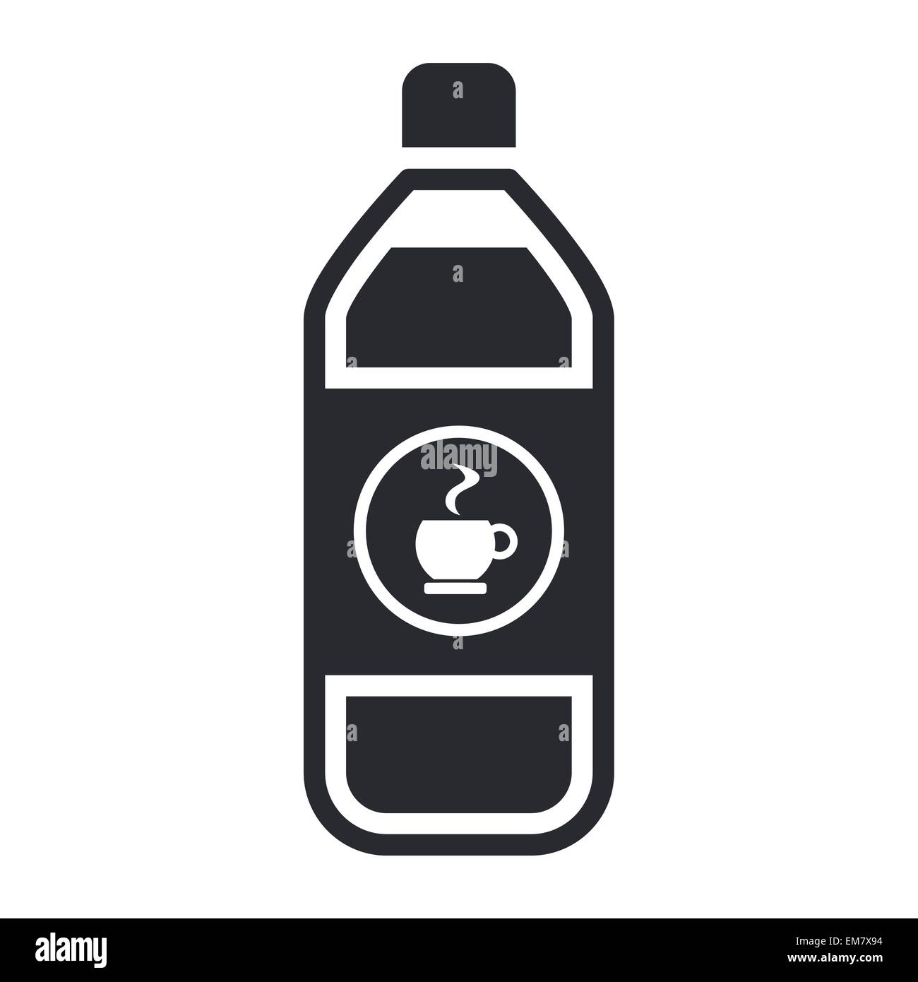 Vector illustration of isolated coffee bottle icon Stock Vector Image ...