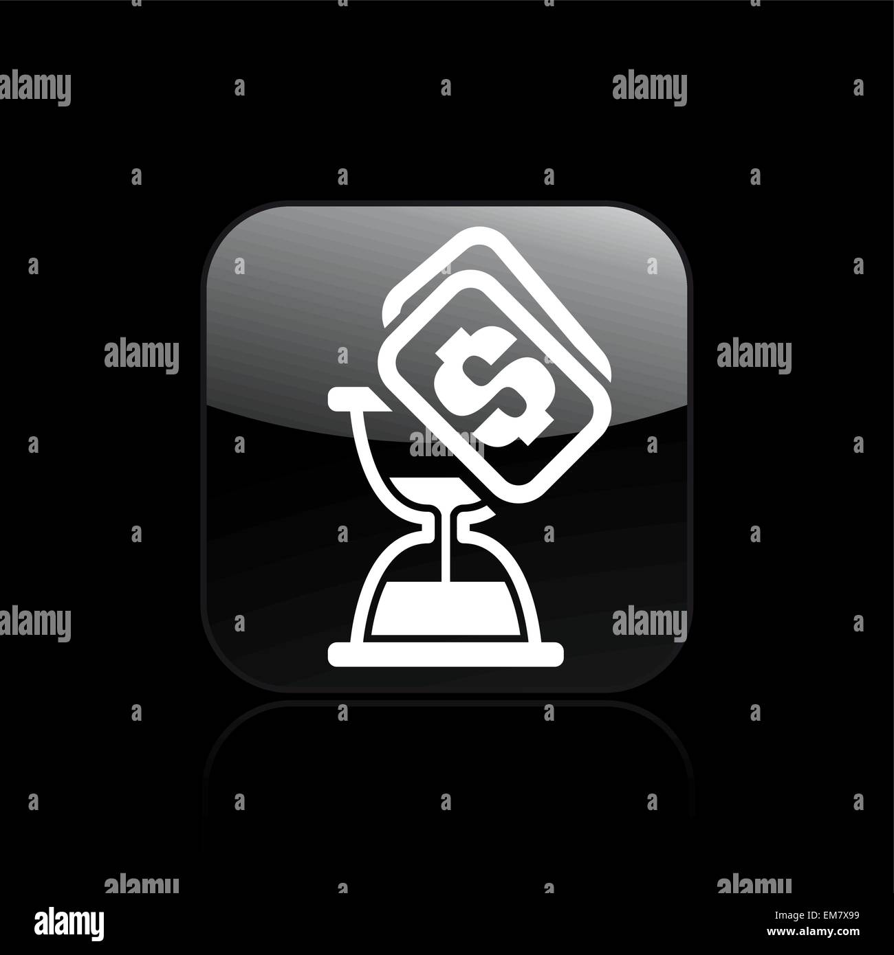 Vector illustration of time cost icon Stock Vector Image & Art - Alamy