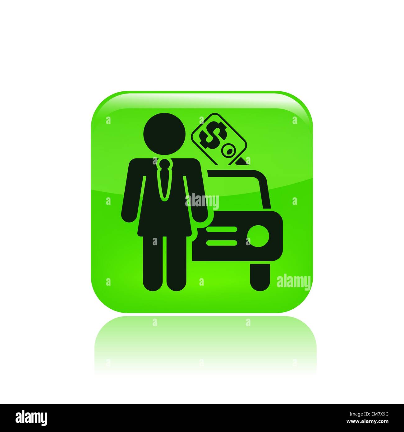 Girl seller Stock Vector Images - Alamy