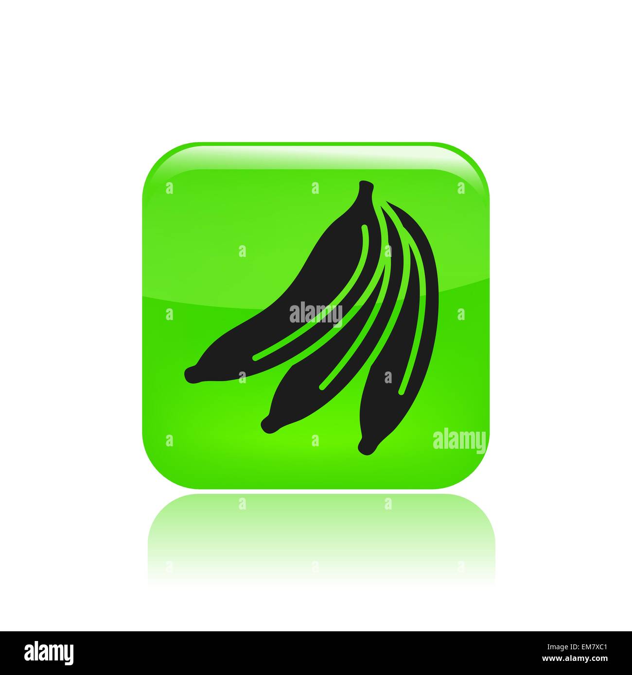 Bananas icon Stock Vector Images - Alamy