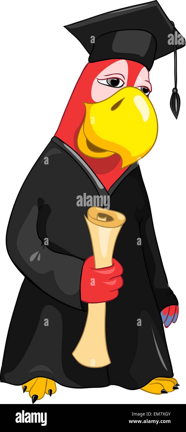 Funny happy student in Stock Vector Images - Alamy