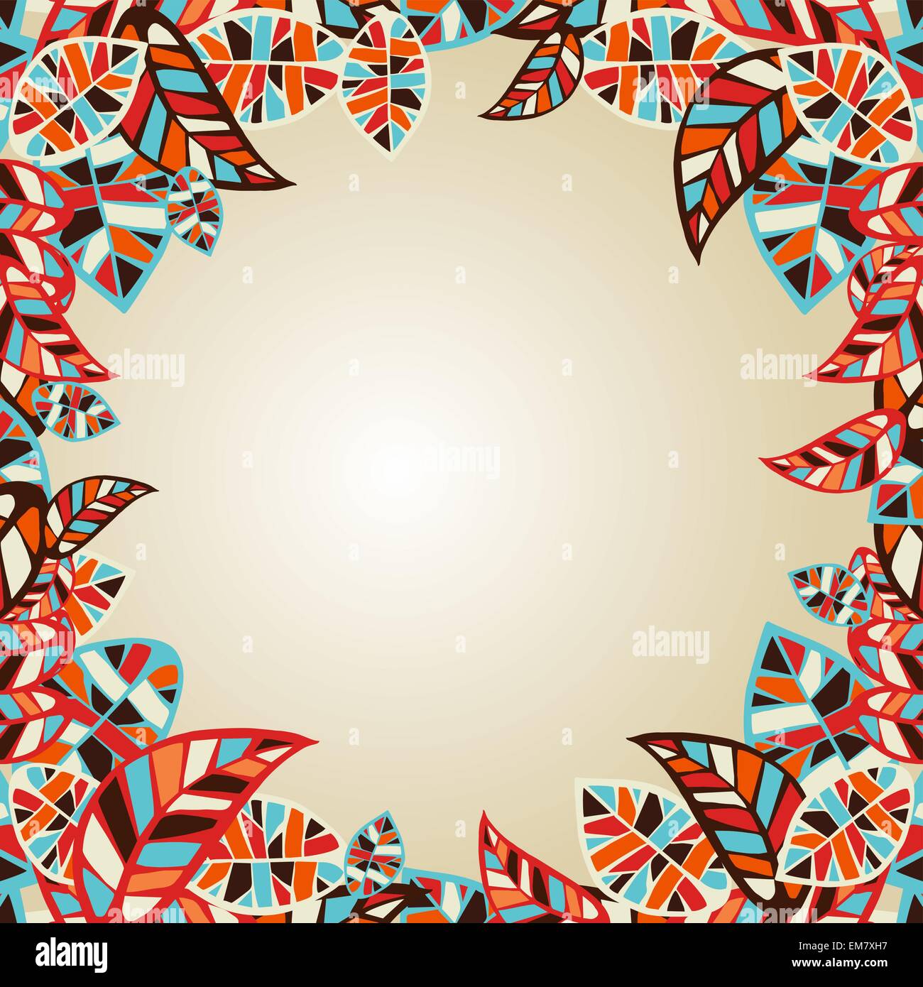 Abstract leaves background Stock Vector Image & Art - Alamy