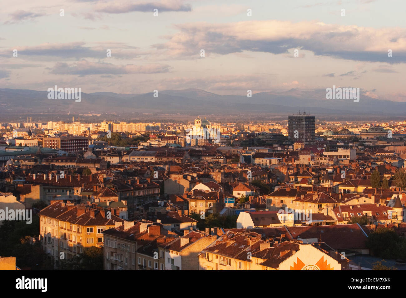 Aerial view of Sofia, Bulgaria Stock Photo - Alamy