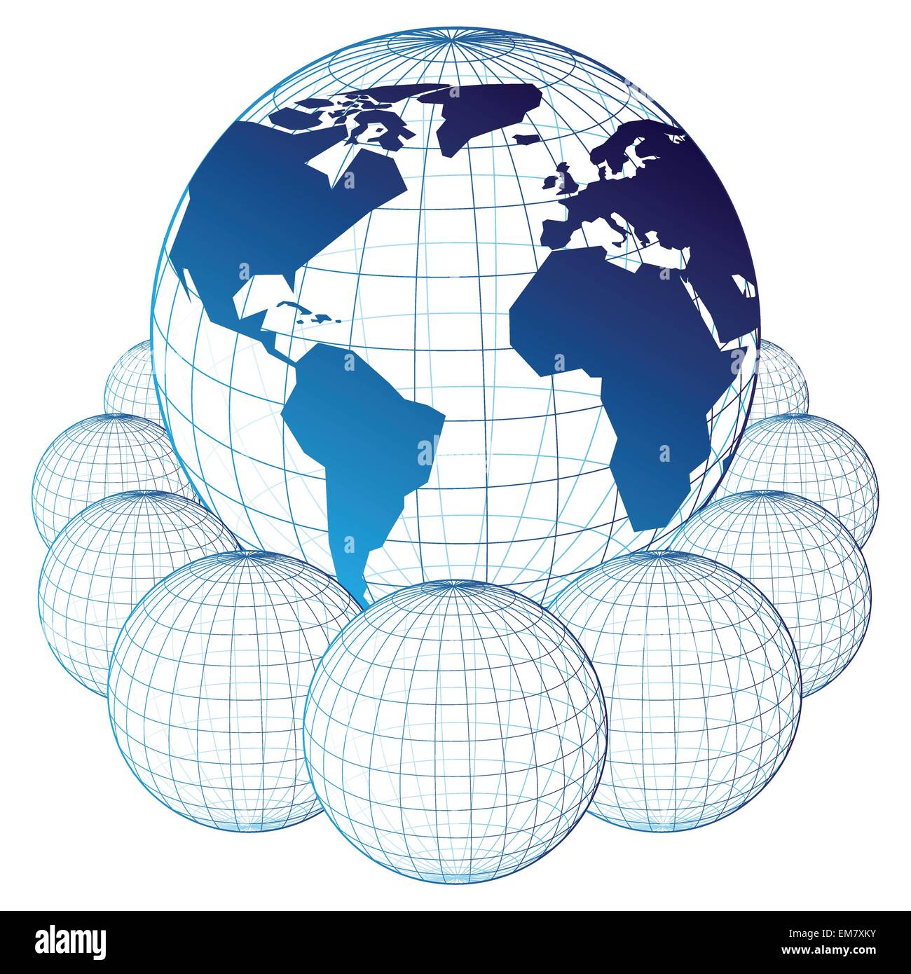 Map work Stock Vector Images - Alamy