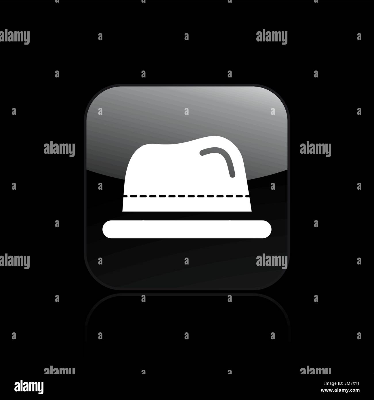 Vector illustration of single hat icon Stock Vector Image & Art - Alamy