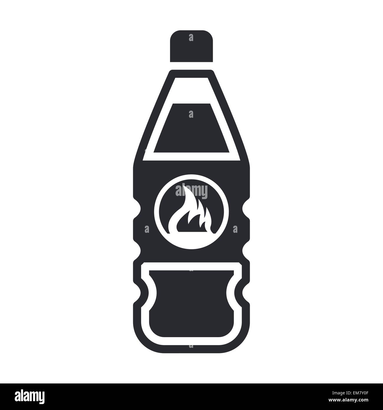 Vector illustration of isolated burn bottle icon Stock Vector Image ...