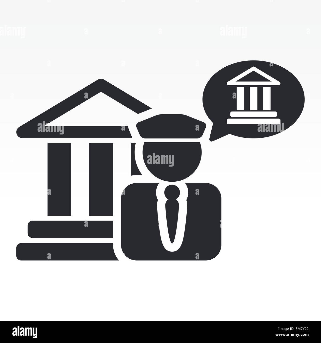 Vector illustration of isolated guide icon Stock Vector Image & Art - Alamy