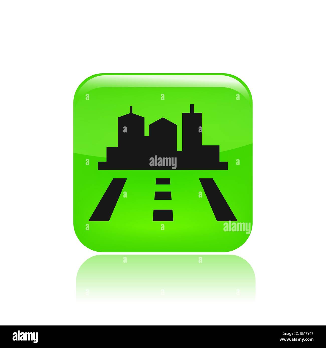 Vector city road hi-res stock photography and images - Alamy