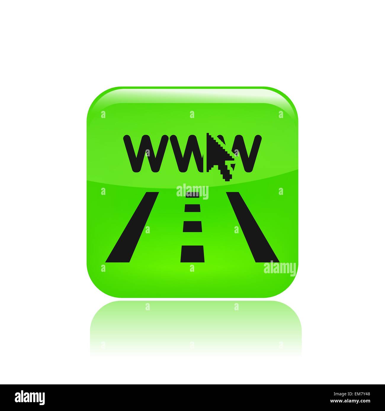 Vector illustration of single navigate icon Stock Vector Image & Art ...