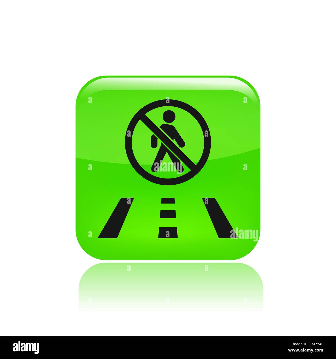Vector illustration of single road icon Stock Vector Image & Art - Alamy