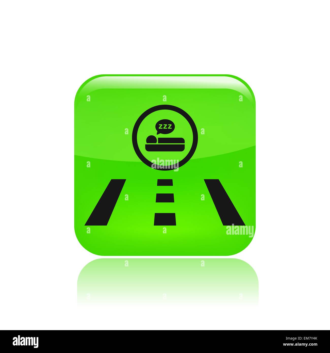 Vector illustration of single motel icon Stock Vector Image & Art - Alamy