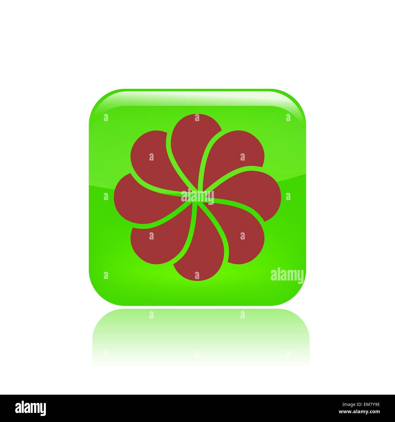 Vector illustration of single abstract icon Stock Vector Image & Art ...