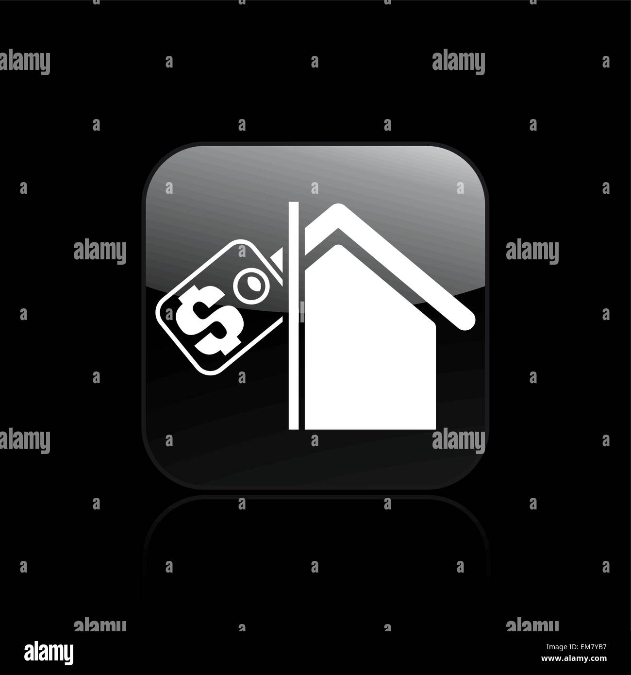 Vector illustration of single real estate icon Stock Vector Image & Art ...