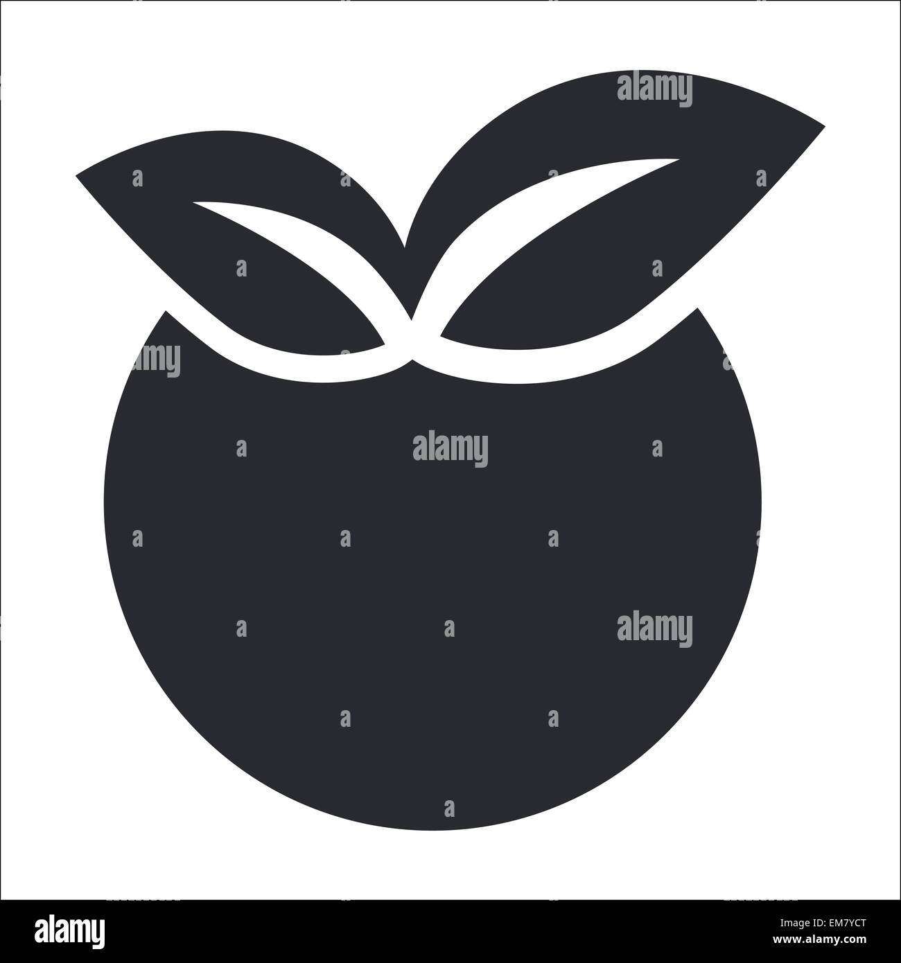 Vector illustration of single isolated apple icon Stock Vector Image ...