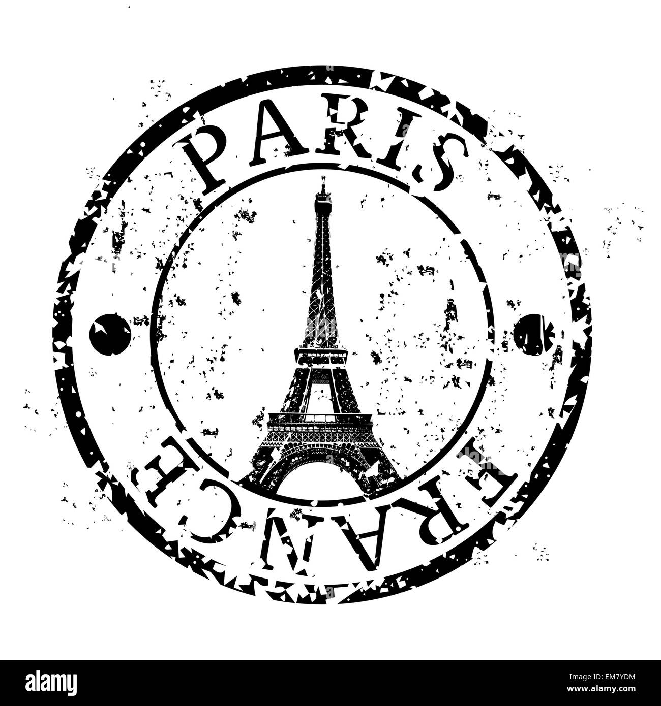 Vector illustration of isolated Paris icon Stock Vector Image & Art - Alamy