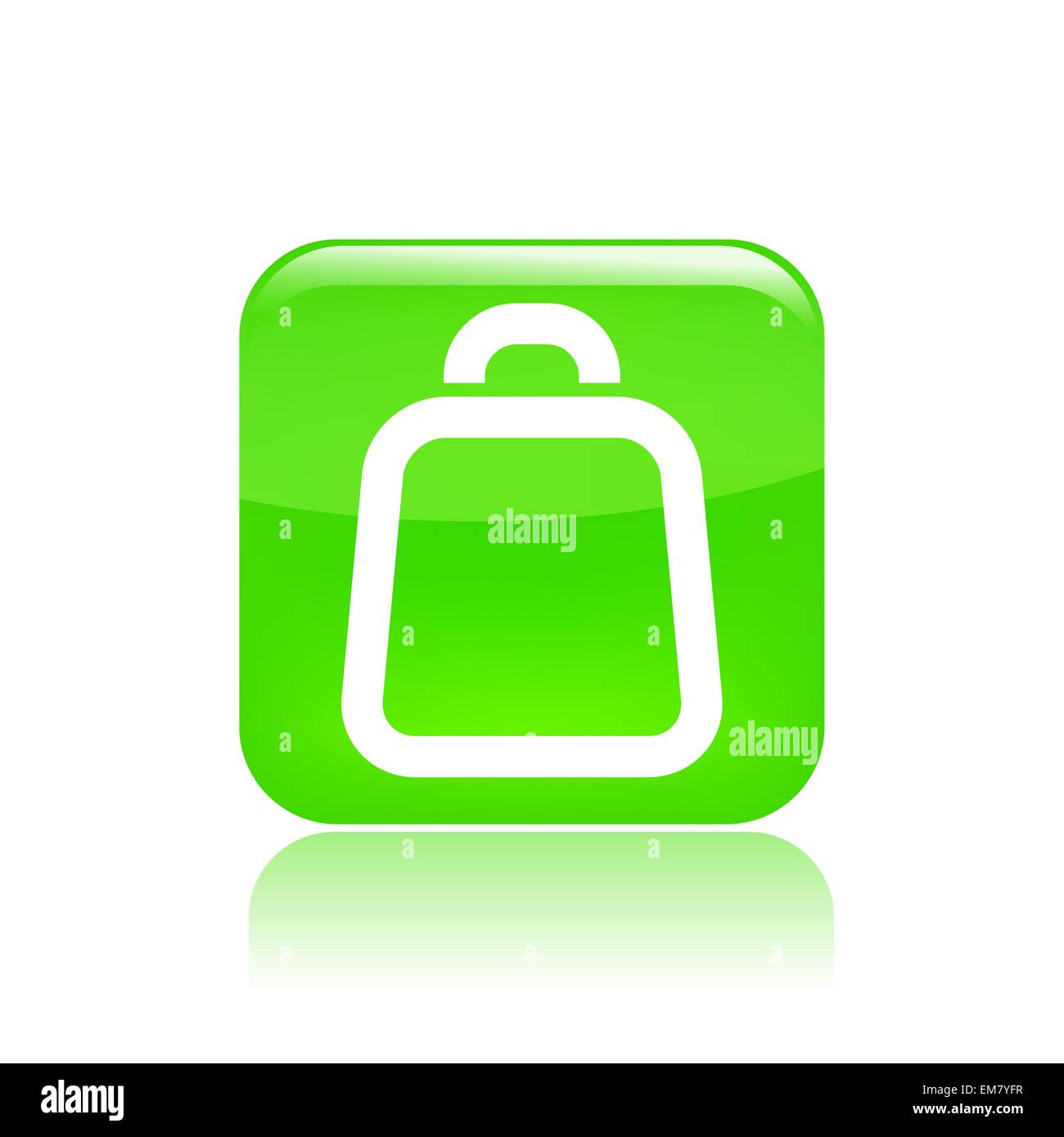 Vector illustration of single bag icon Stock Vector Image & Art - Alamy