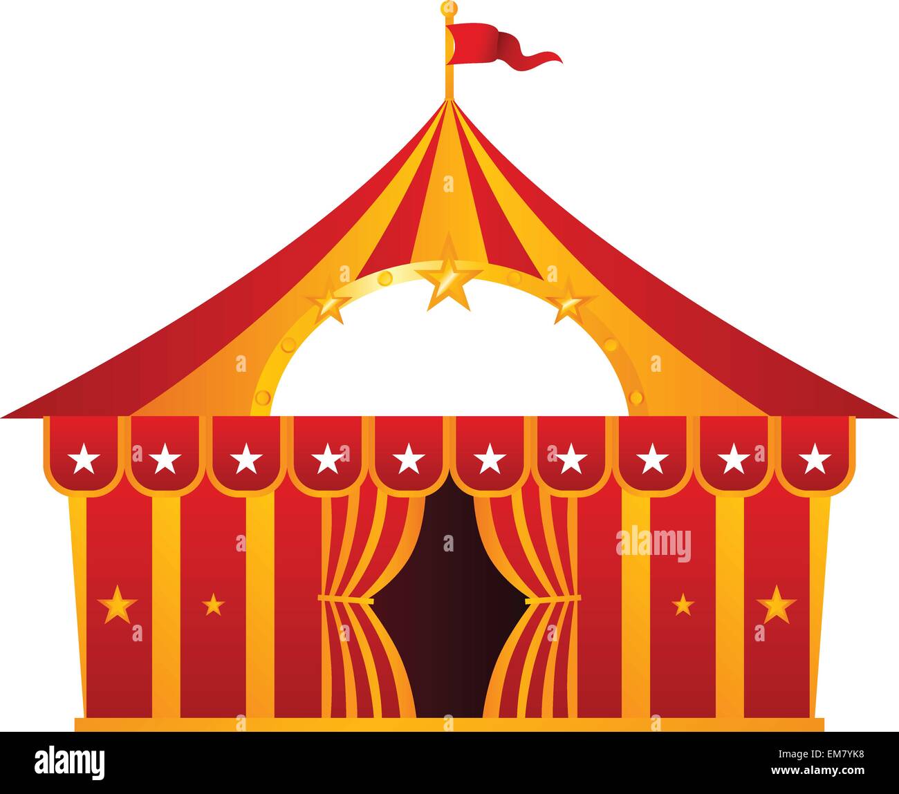 Cartoon circus tent isolated on hi-res stock photography and images - Alamy