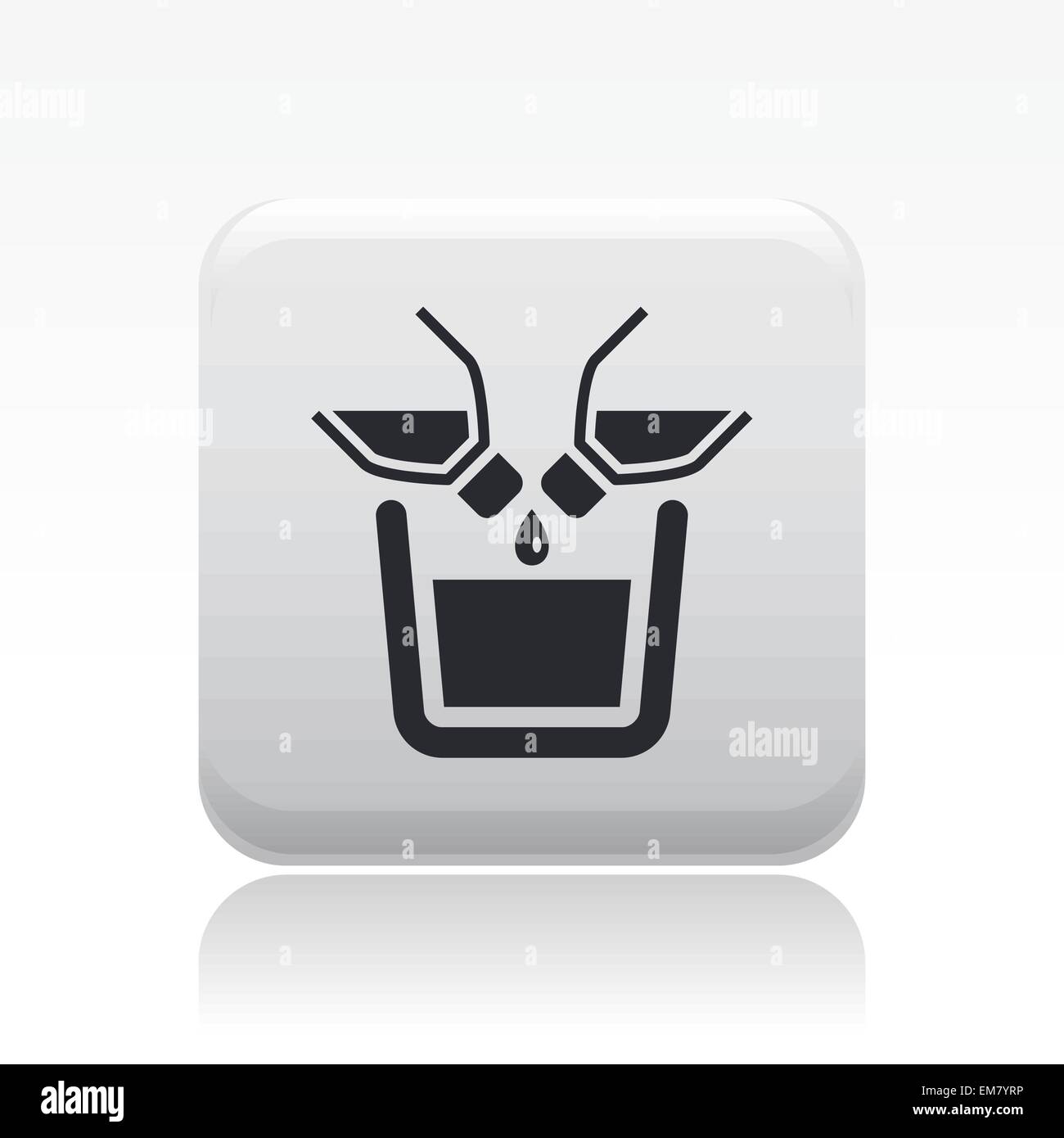 Vector illustration of single pour icon Stock Vector Image & Art - Alamy